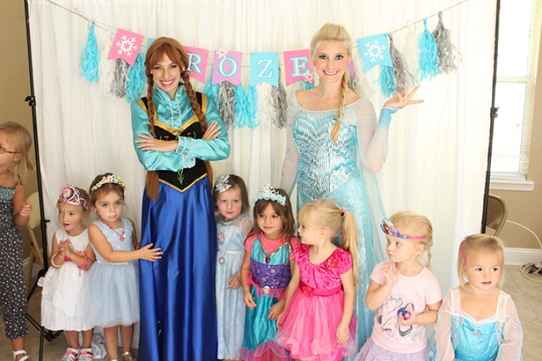 #1 Frozen Theme Party Princess Characters in Florida - Girly-Girl Parteas