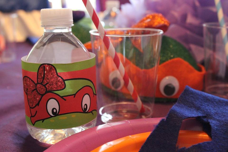 TMNT Ninja Turtle Themed Party - Girly-Girl Parteas